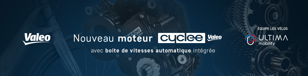Nouveau moteur Valeo Cyclee™ à tester sur les vélos Ultima en magasin